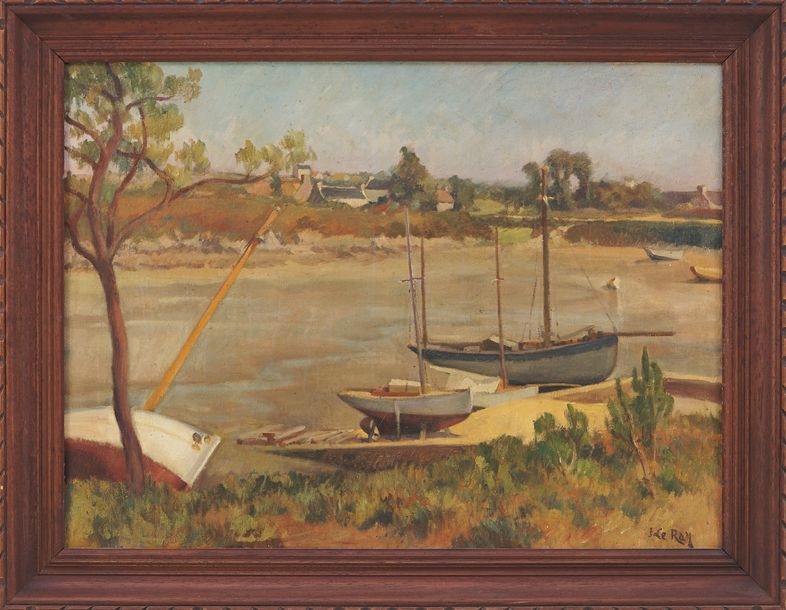 Jules Le Ray | Le petit port | MutualArt