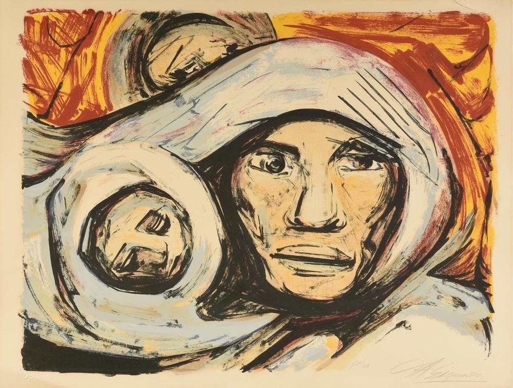 David Alfaro Siqueiros | Paz (cárcel preventiva) (1961) | MutualArt