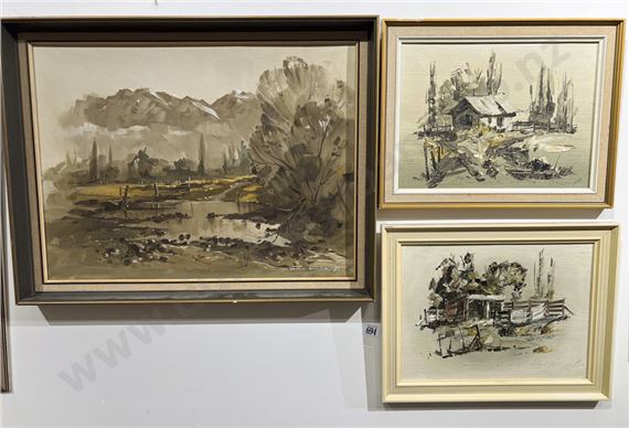 Brian Baxter | Three Oil Works by Brian Baxter | MutualArt