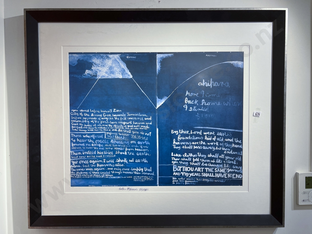 Colin McCahon | Large Colin McCohan A Painting for Uncle Frank Print ...