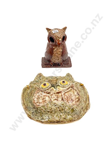 Neil Thompson | Neil Thompson Pottery Owl Ornament with Owl Wall ...