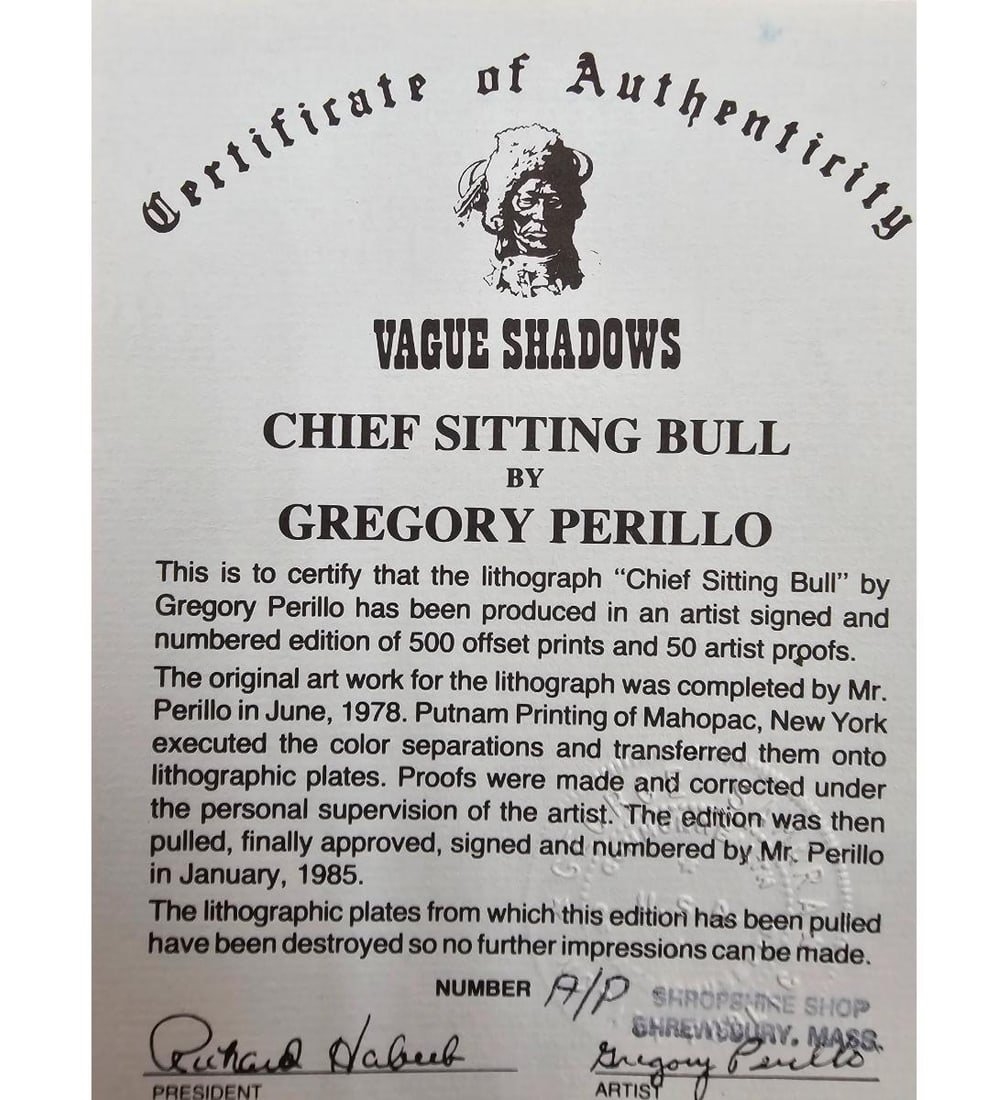 Greg Perillo | Gregory Perillo 1927-2021 Signed Limited Ed. Lithograph ...