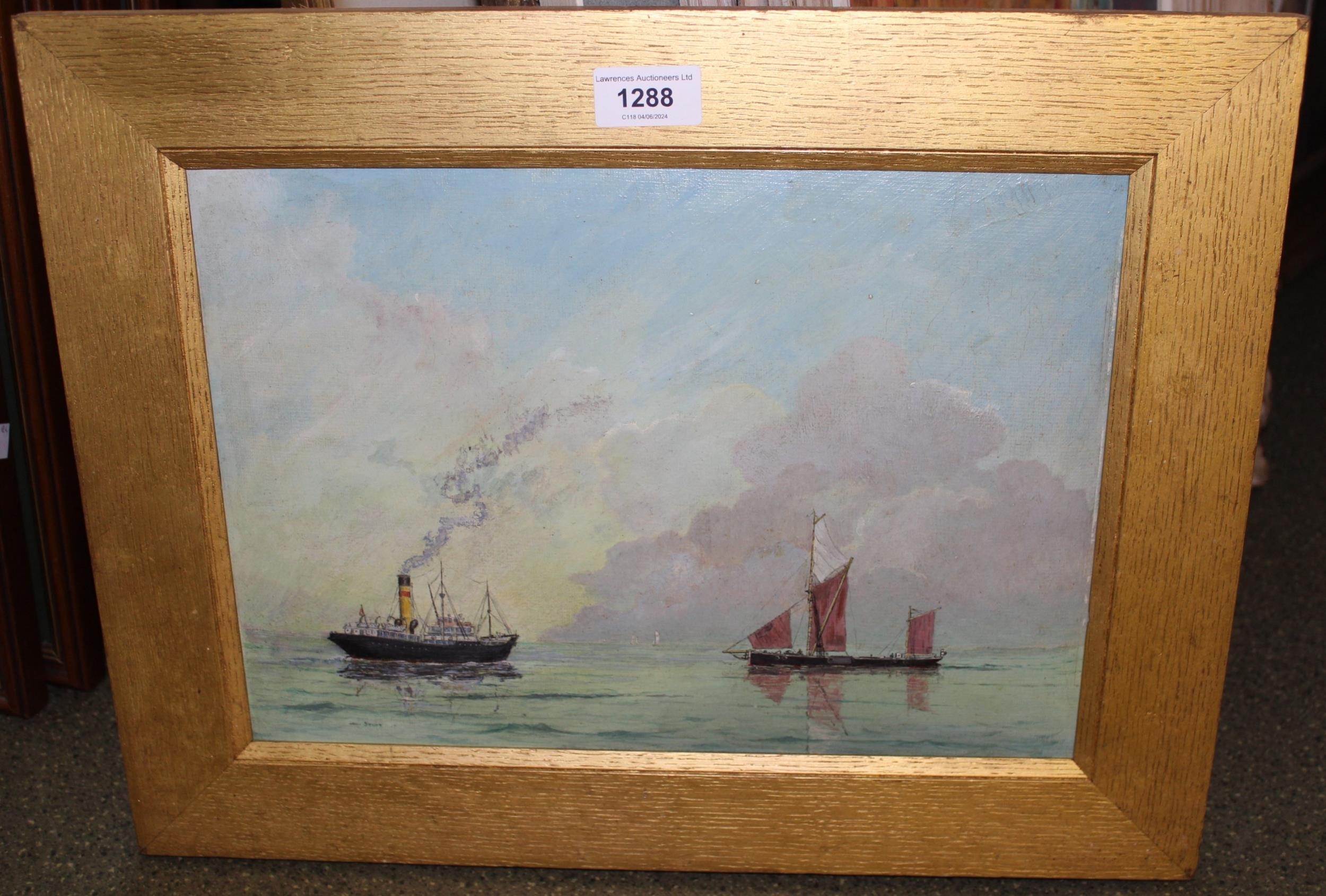 John Sturt | Thames Barges on the Medway | MutualArt