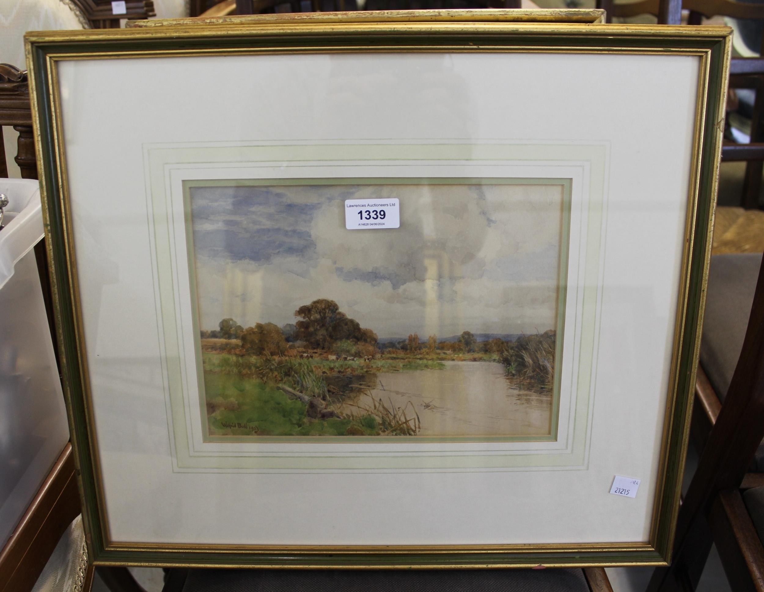 Wilfrid Williams Ball | river scene on the Rother | MutualArt