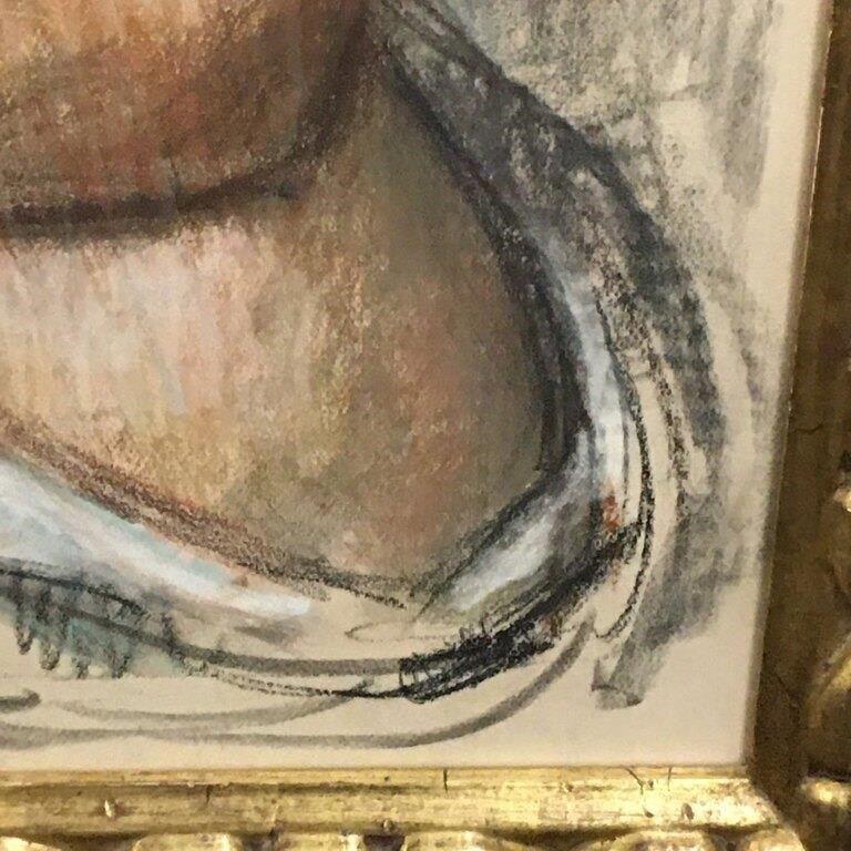 Robert Philipp | Robert Philip Signed Pastel Of Nude Woman | MutualArt