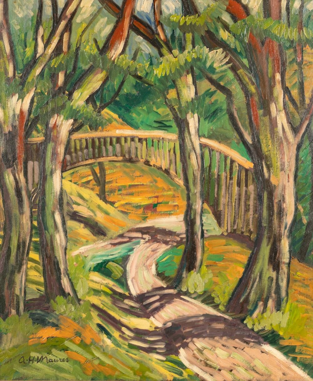 Alfred Maurer | Woman in White Blouse (Circa 1901) | MutualArt