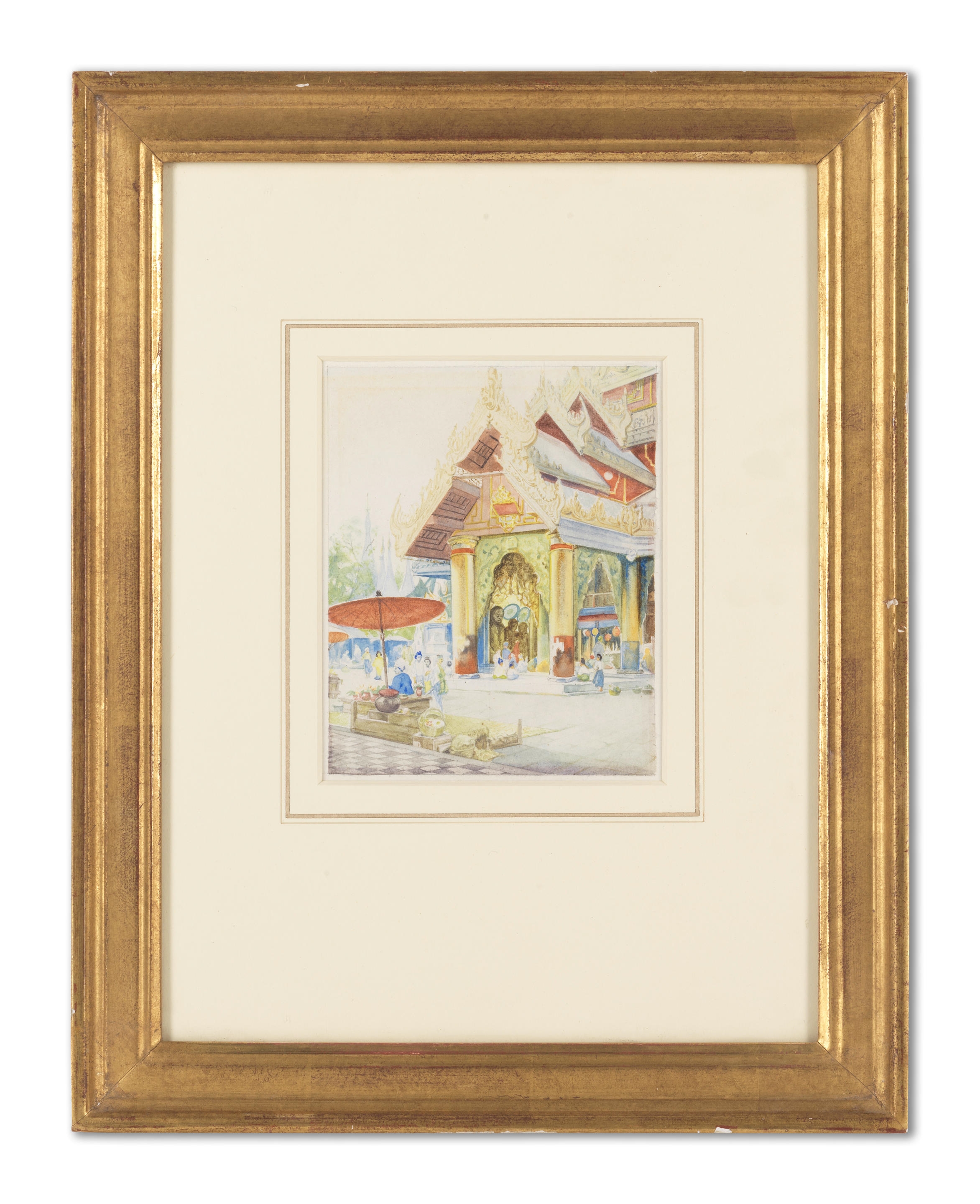 Robert George Talbot Kelly | Shrine on the platform of Shwe Dagon ...