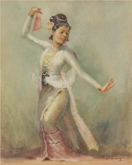 Ngwe Gaing | A Burmese dancer | MutualArt