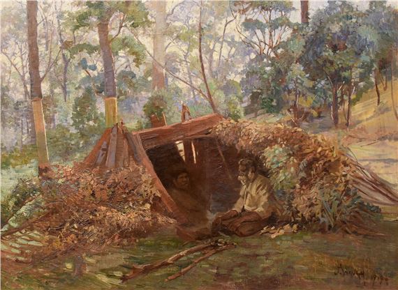 Hal Waugh | The Campsite (1894) | MutualArt