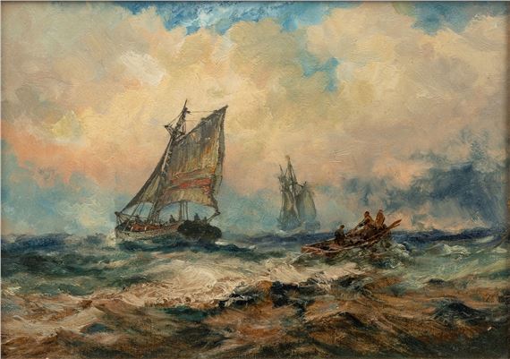 Robert Hopkin | Rowing Out (1914) | MutualArt