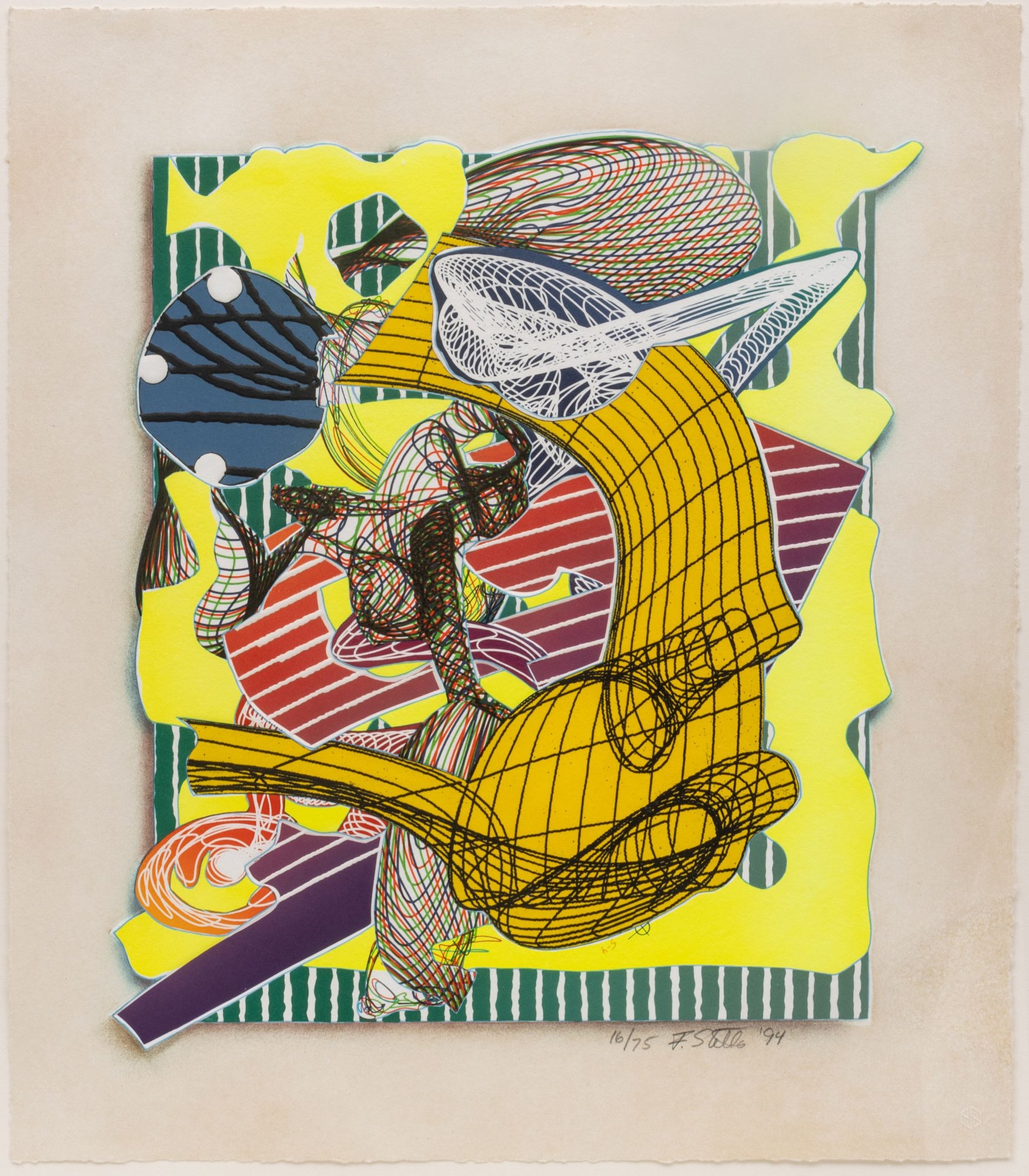 Frank Stella | STAR OF PERSIA (1967) | MutualArt