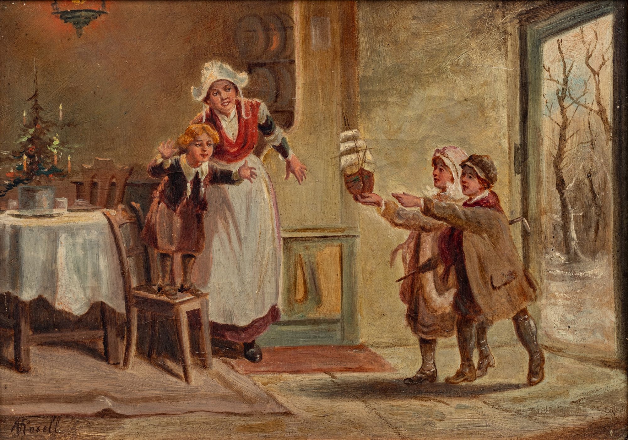Alexander Rosell | Bedtime And the Toy Boat (19) | MutualArt