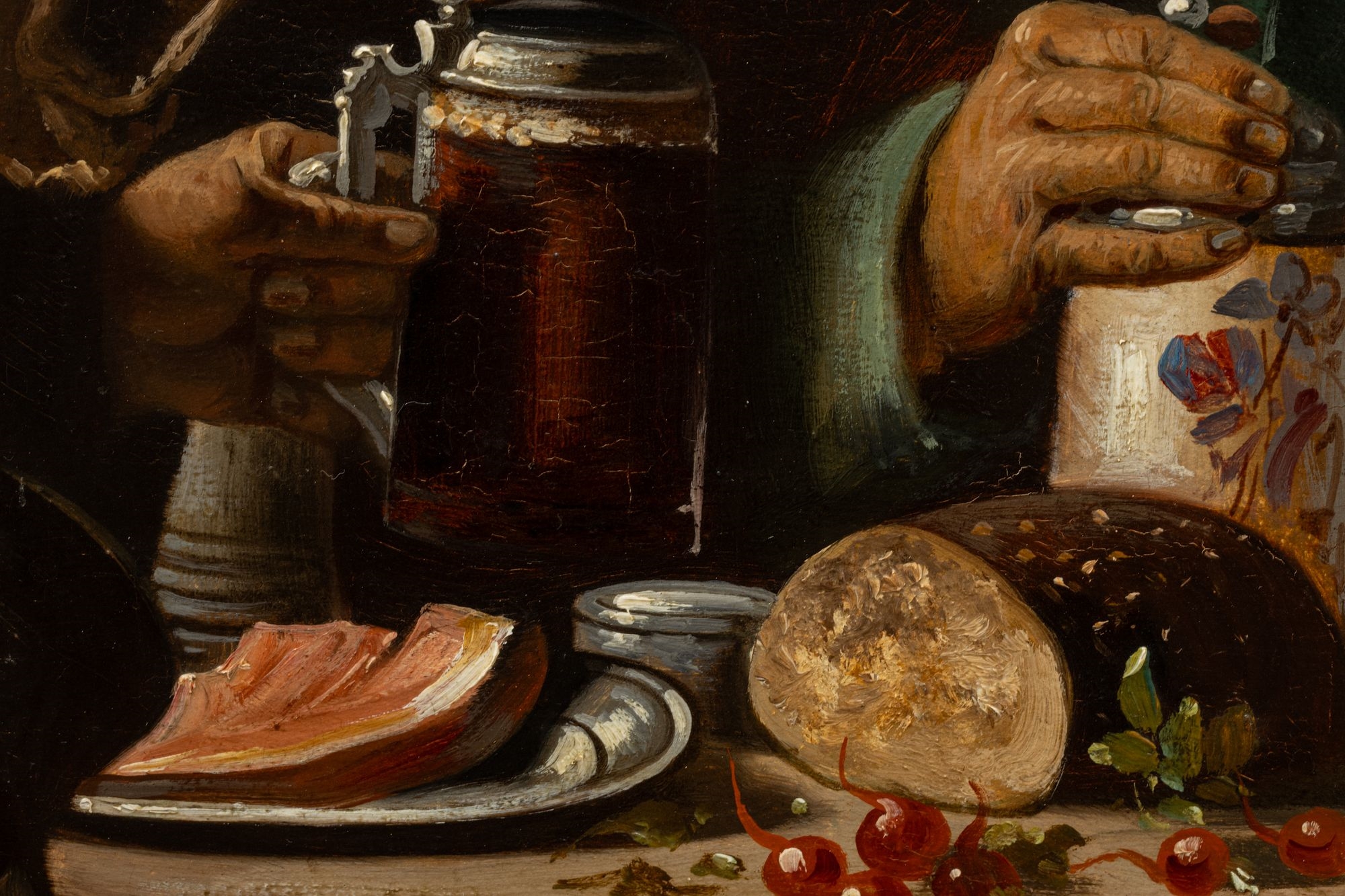 German School, 19th Century | Tavern Scene, Three Friars | MutualArt