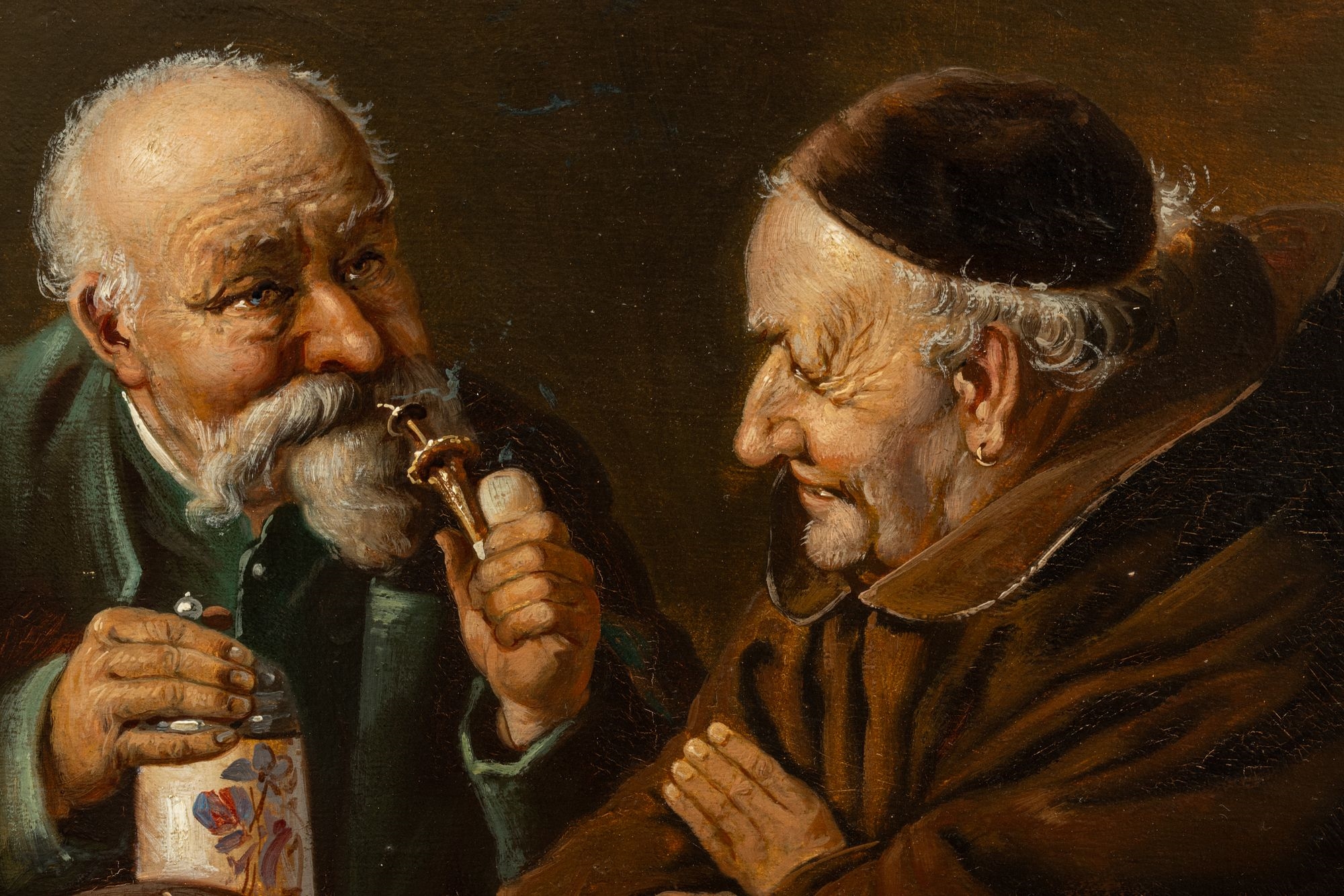 German School, 19th Century | Tavern Scene, Three Friars | MutualArt