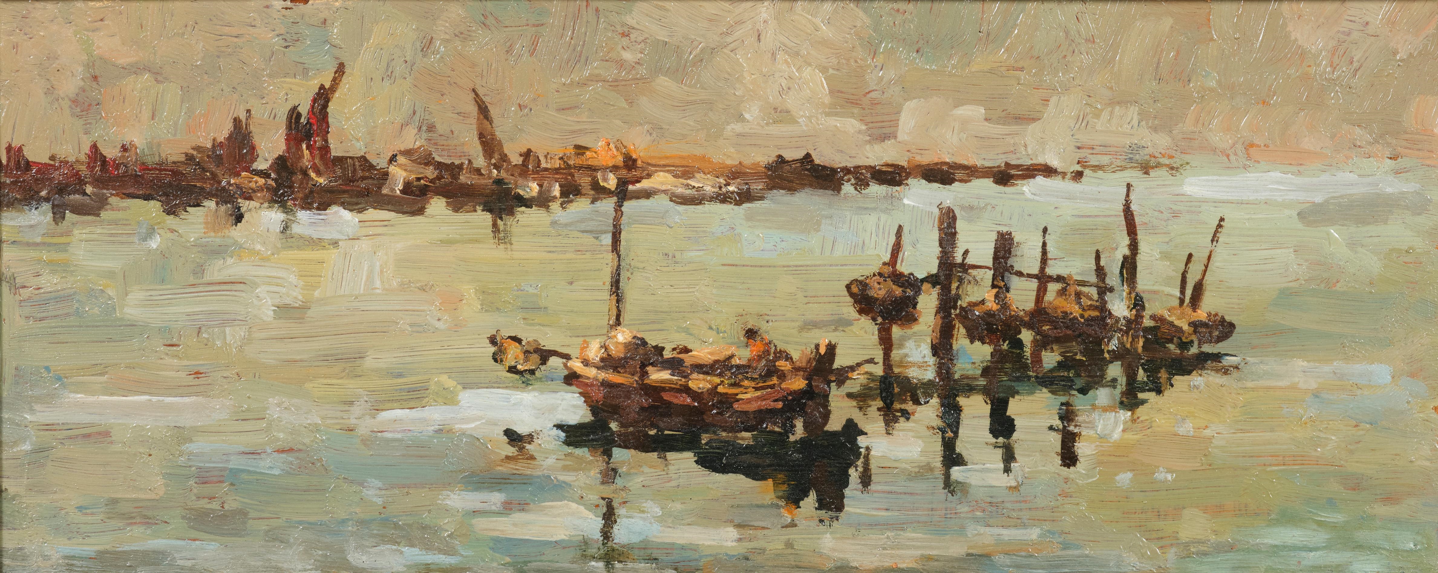 Giuseppe Ciardi | Fischerboot in der Lagune von Venedig | MutualArt