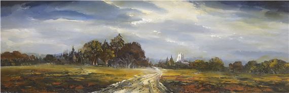 Edward Elliot | Impressionist oil on board | MutualArt