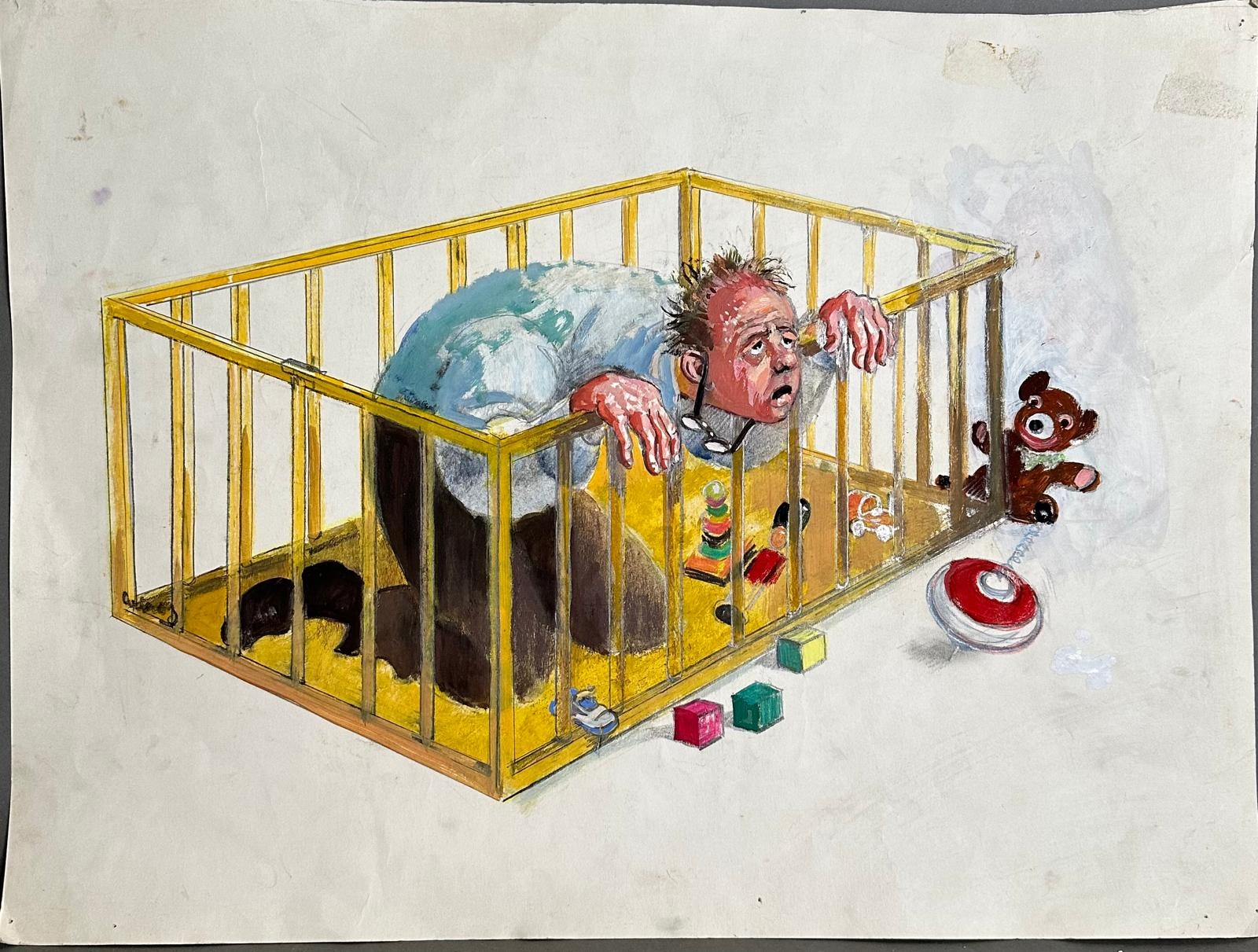 John Gilroy | PORTRAIT OF HM THE QUEEN ELIZABETH II (1968) | MutualArt