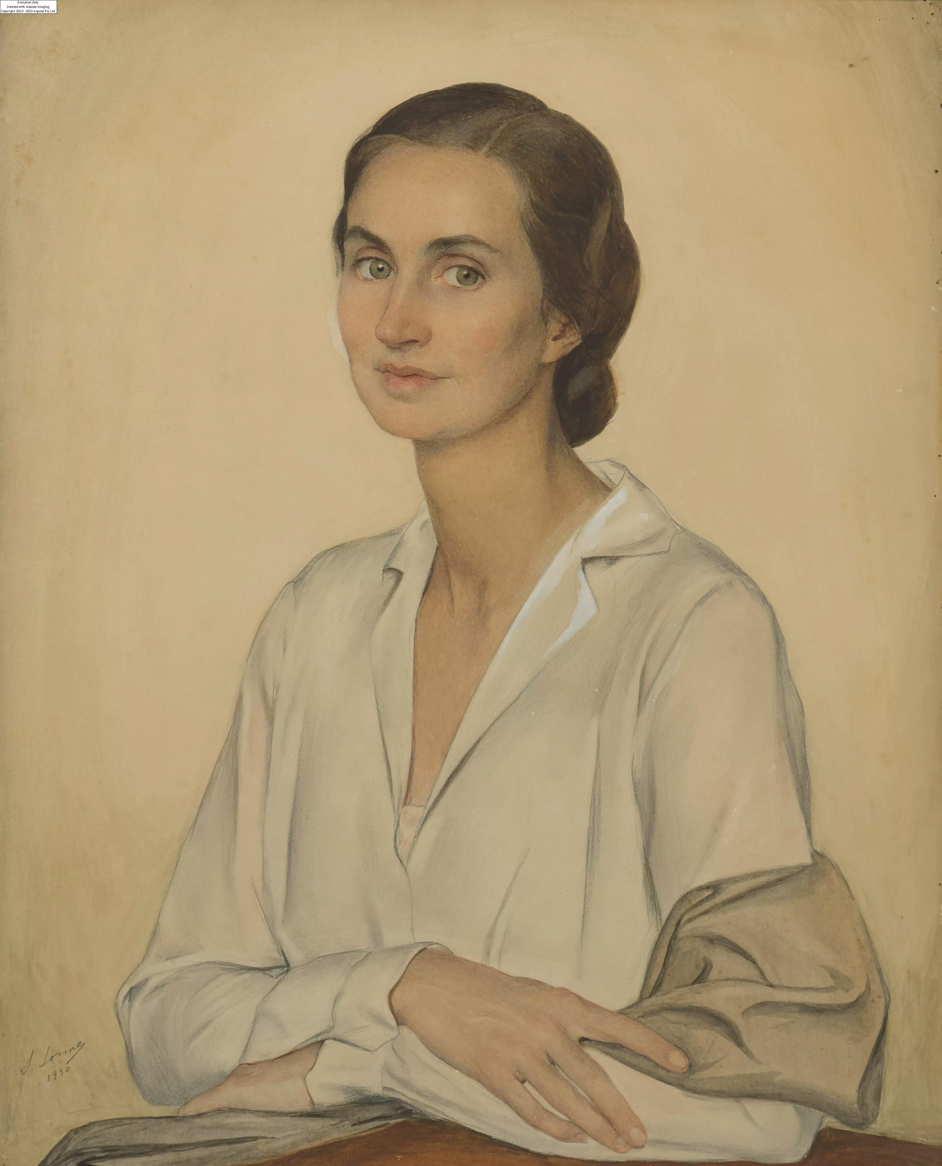 Saveli Abramovich Sorin | Frauenportrait (1930) | MutualArt