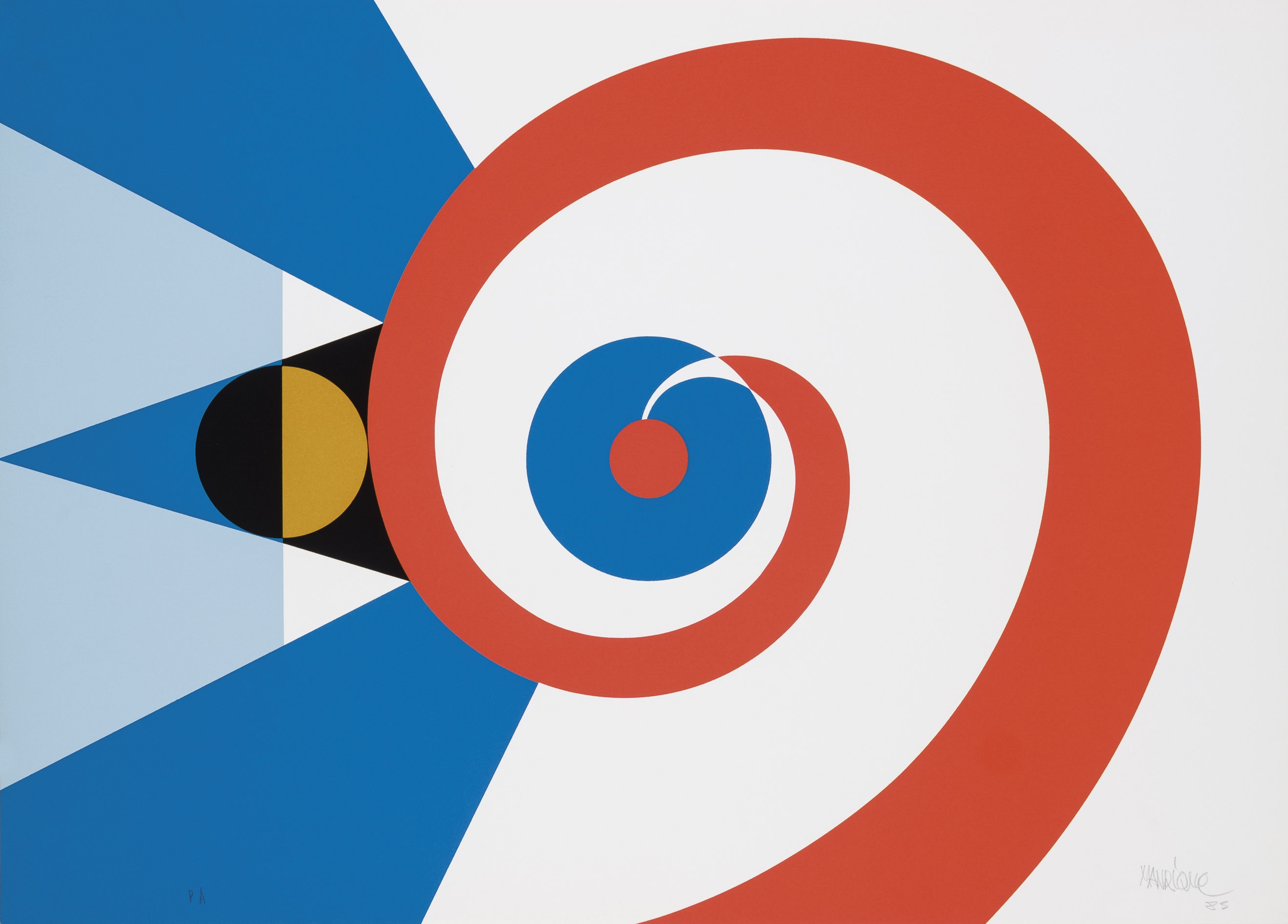 César Manrique | Flags of the Cosmos III (1985) | MutualArt