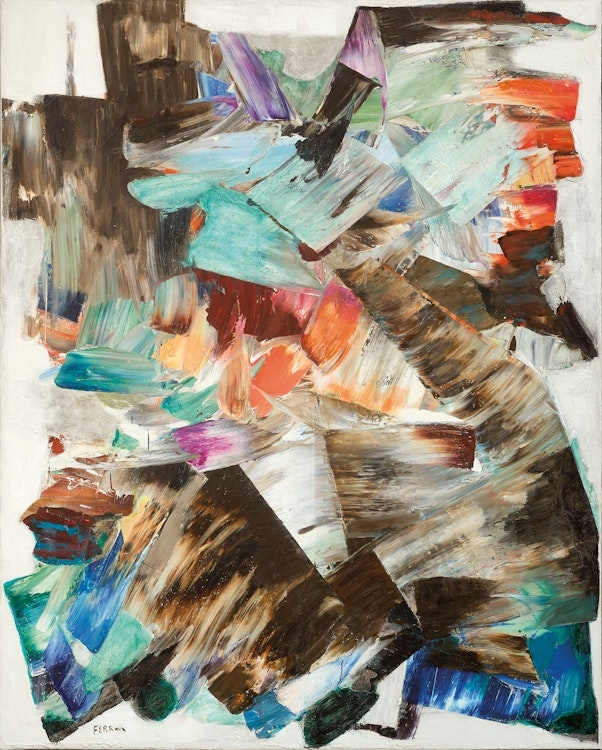 Marcelle Ferron | Arbre du Ténéré (1962) | MutualArt