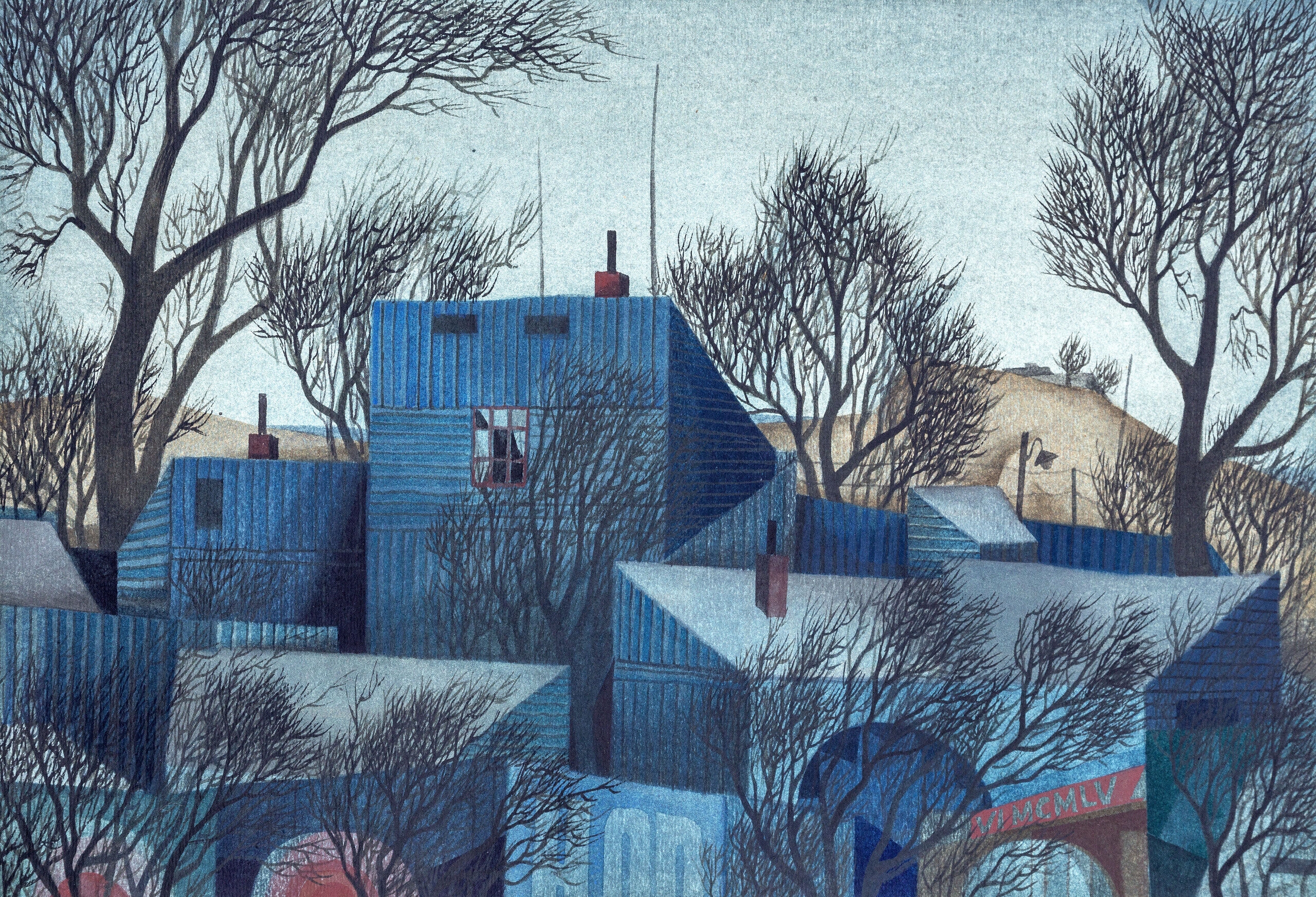Vlastimil Benes | Gardens in Winter III (1964) | MutualArt
