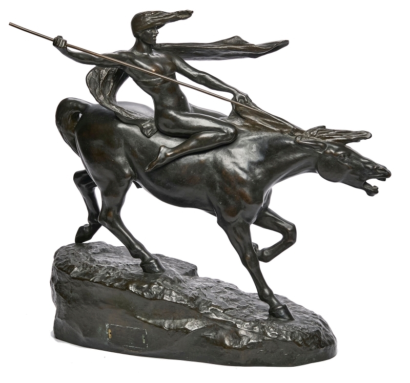 Stephan Abel Sinding | Schlafendes Liebespaar (1903) | MutualArt