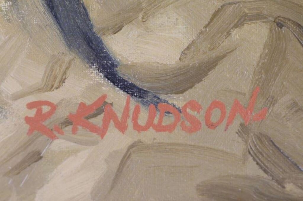 Robert Leroy Knudson | Original Oil on Board | MutualArt