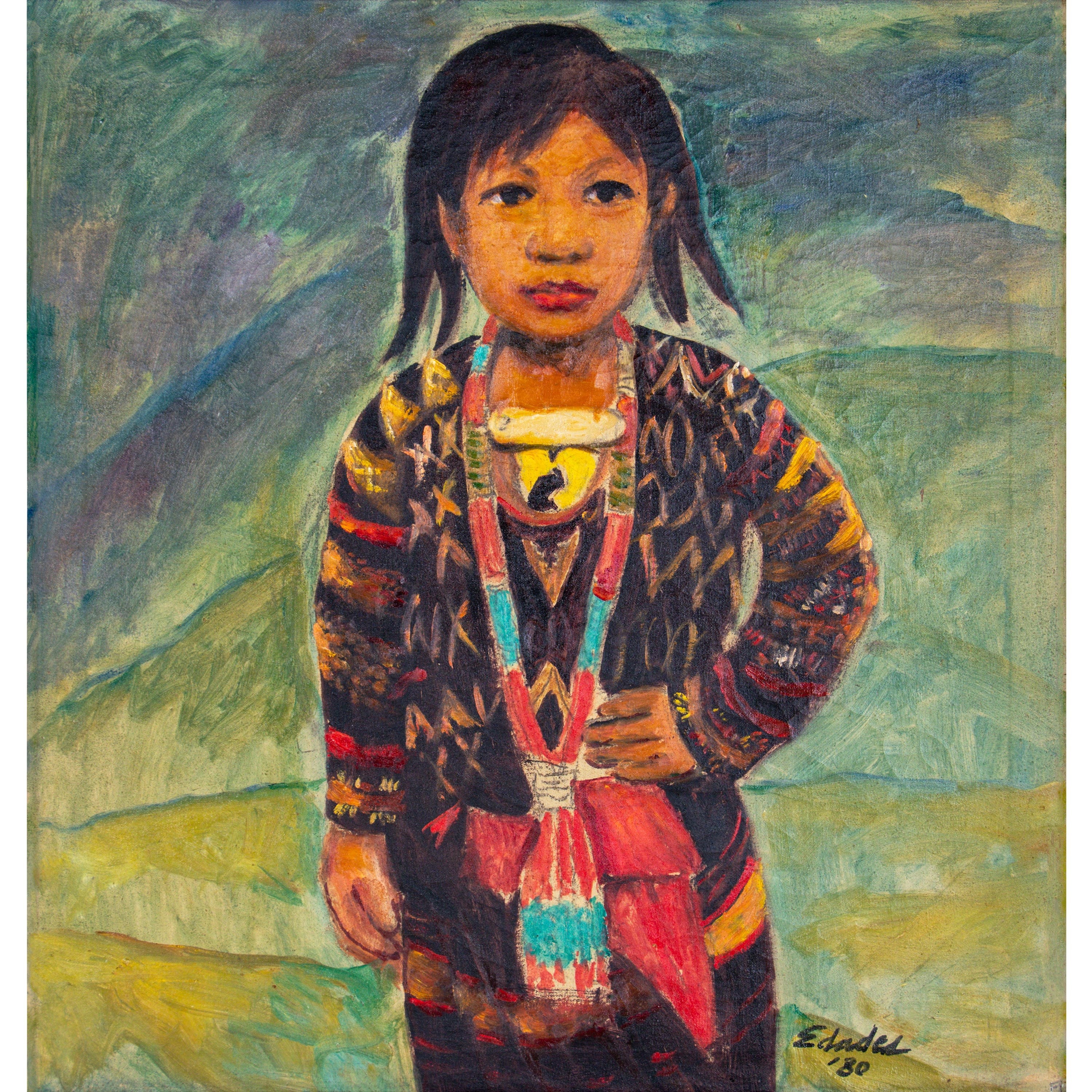 Victorio Edades | Bagobo Girl (80) | MutualArt