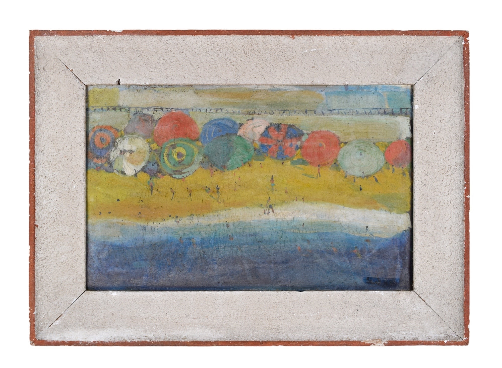 Seif Wanly | Parasols on the beach | MutualArt