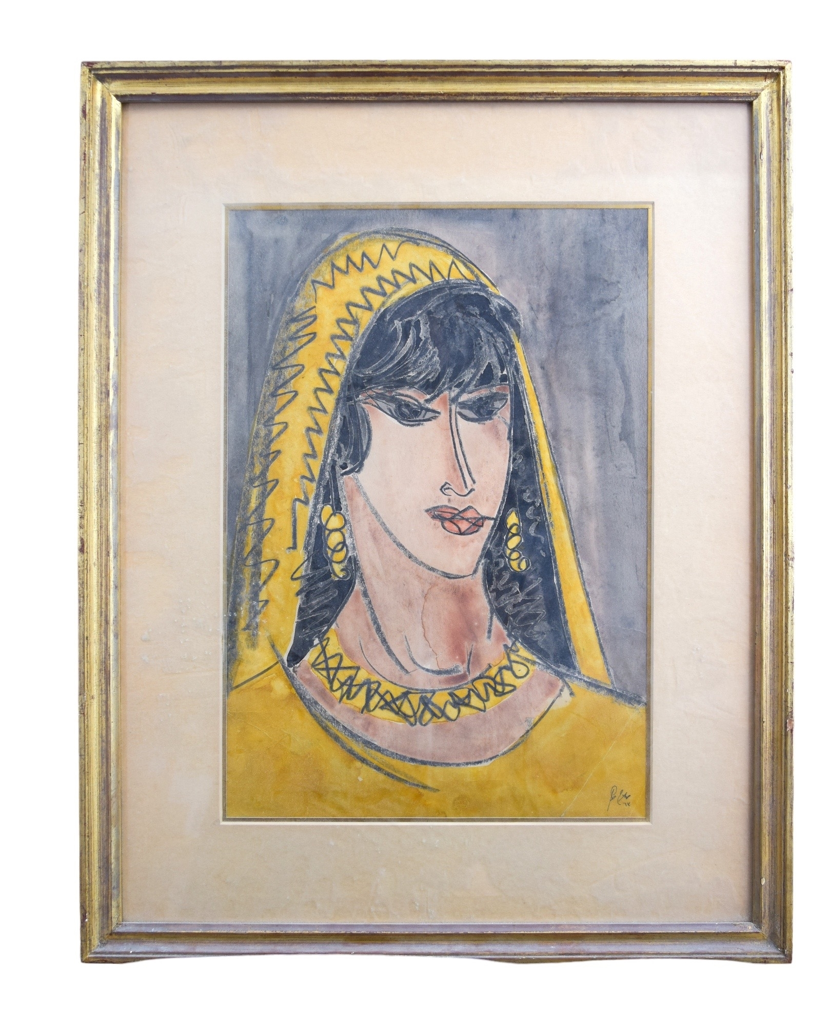 Salah Taher | Portrait of Fallaha | MutualArt