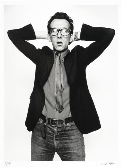 Chris Gabrin | ELVIS COSTELLO, Chris Gabrin Photograph (1977) | MutualArt