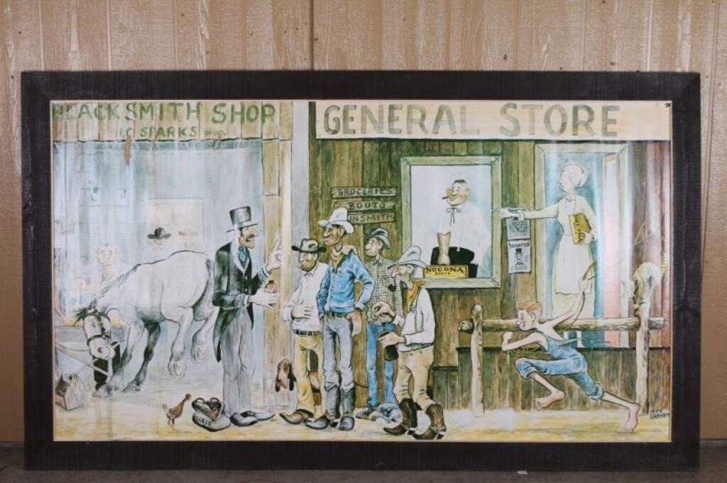 Lex Graham | Western Advertising Poster by Lex Graham General Store ...