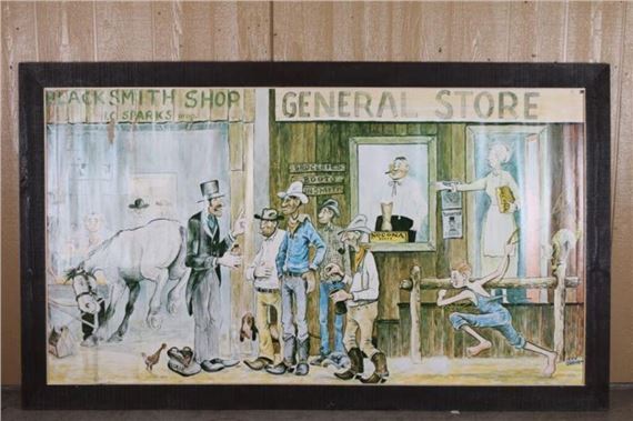 Lex Graham | Western Advertising Poster by Lex Graham General Store ...