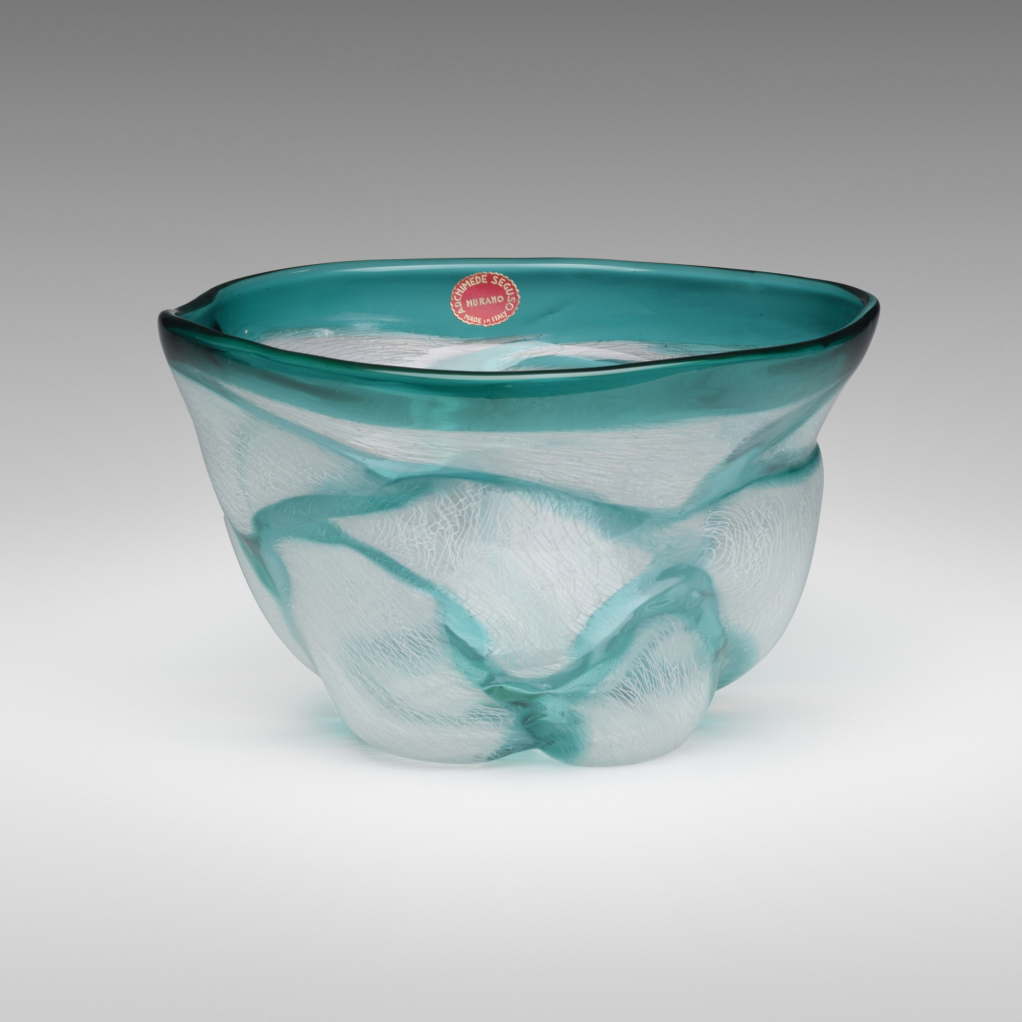 Archimede Seguso | Merletto bowl (Circa 1953) | MutualArt