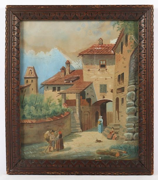 Jakob Becker von Worms | A Odenthal Peasant Couple returning from the ...