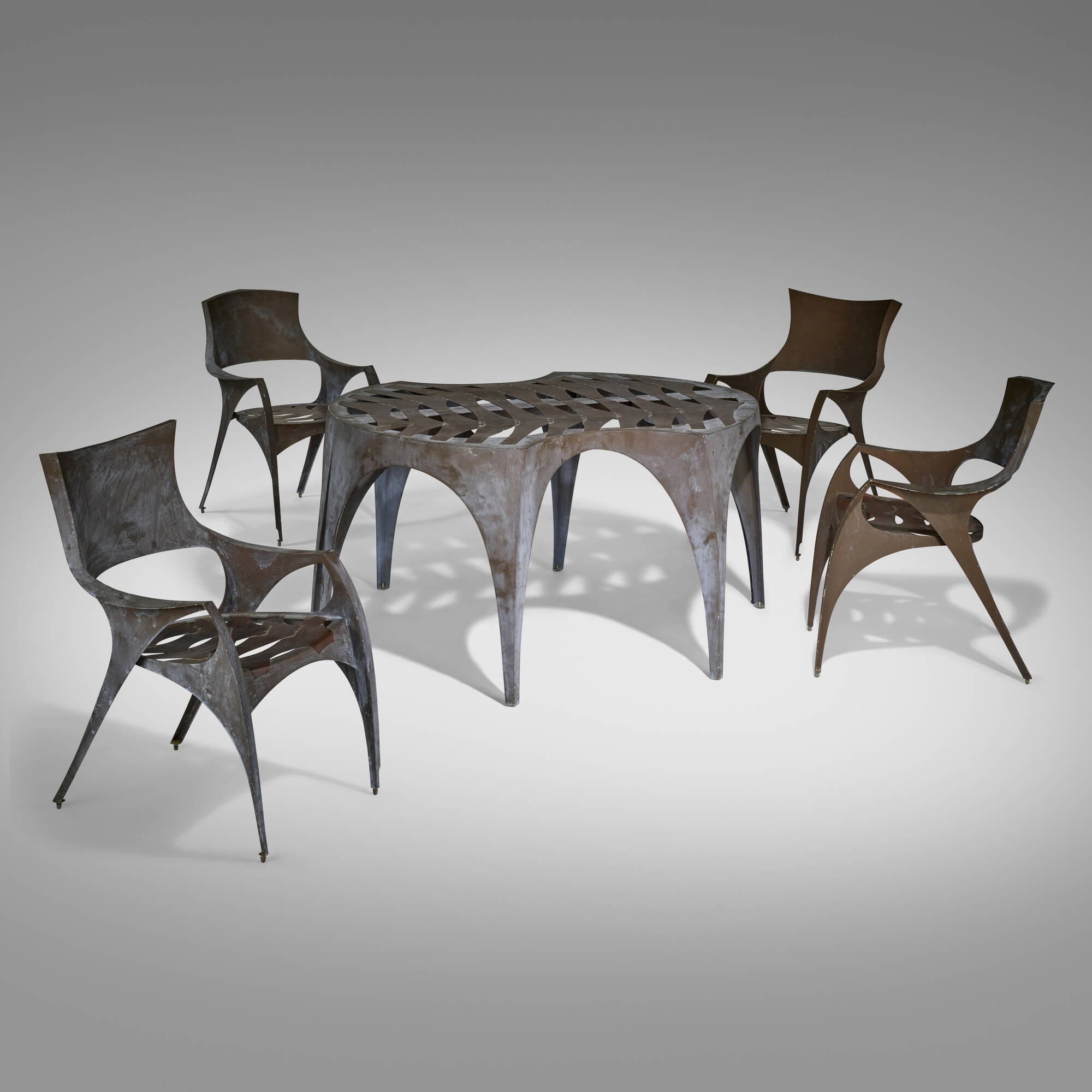 John Vugrin | Custom outdoor dining set from the Kellogg Doolittle ...