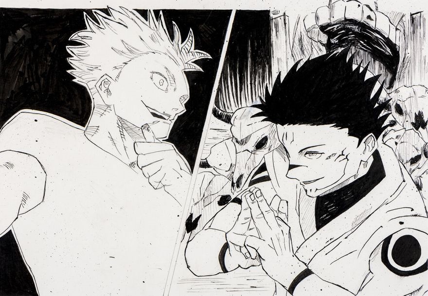 Gege Akutami | GEGE AKUTAMI - 2017 Jujutsu Kaisen Original... - Lot 350 ...