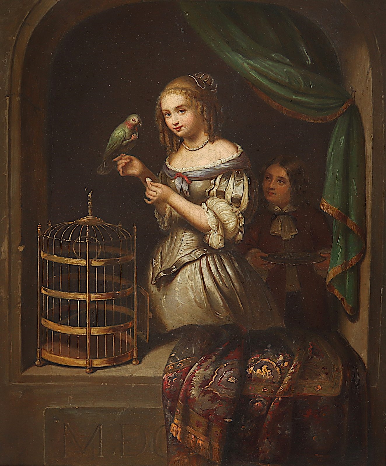 Caspar Netscher | A PORTRAIT OF A LADY, SEATED THREE-QUARTER LENGTH ...