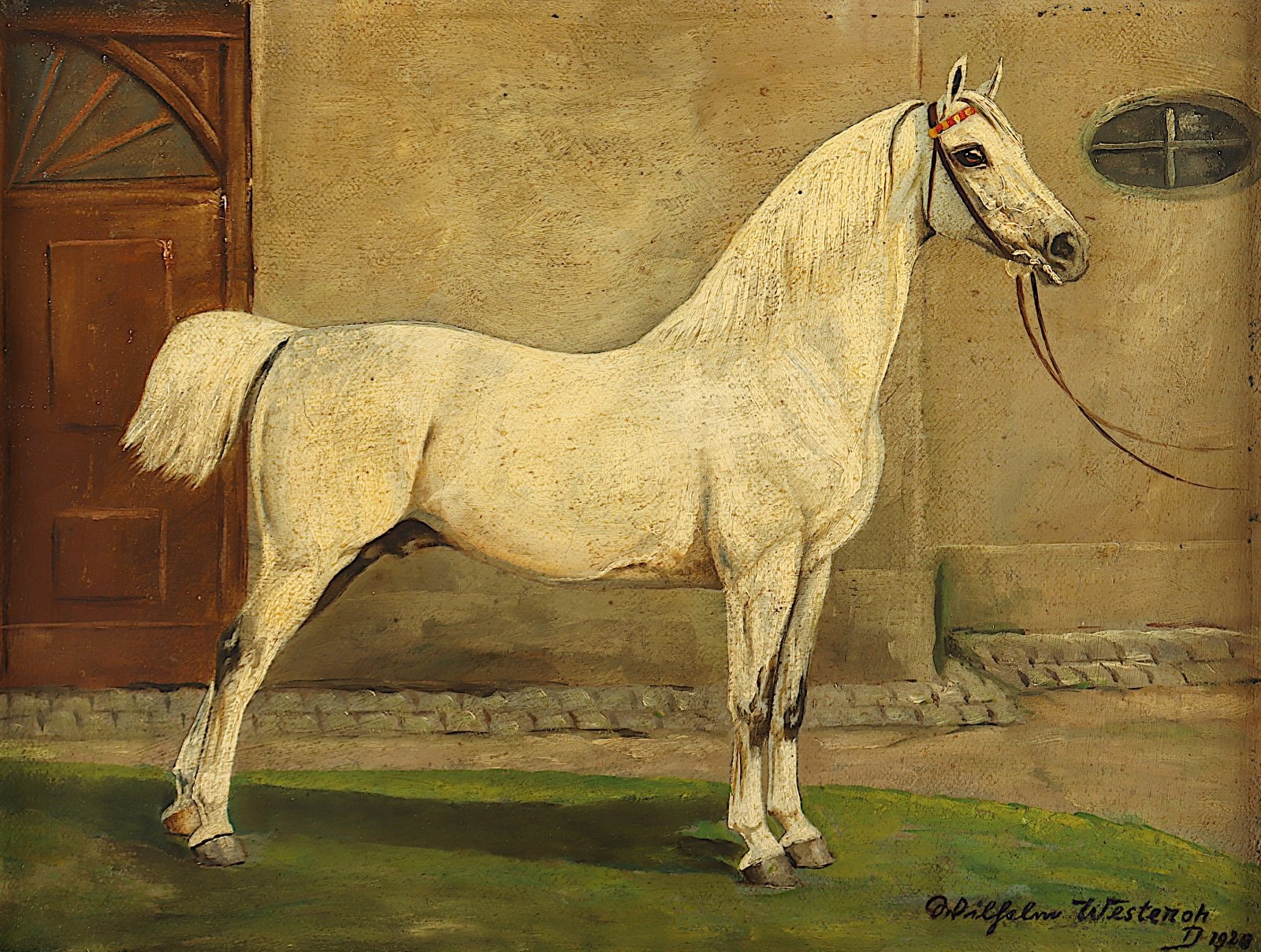 Wilhelm Westerop | Pferdeportrait (1928) | MutualArt