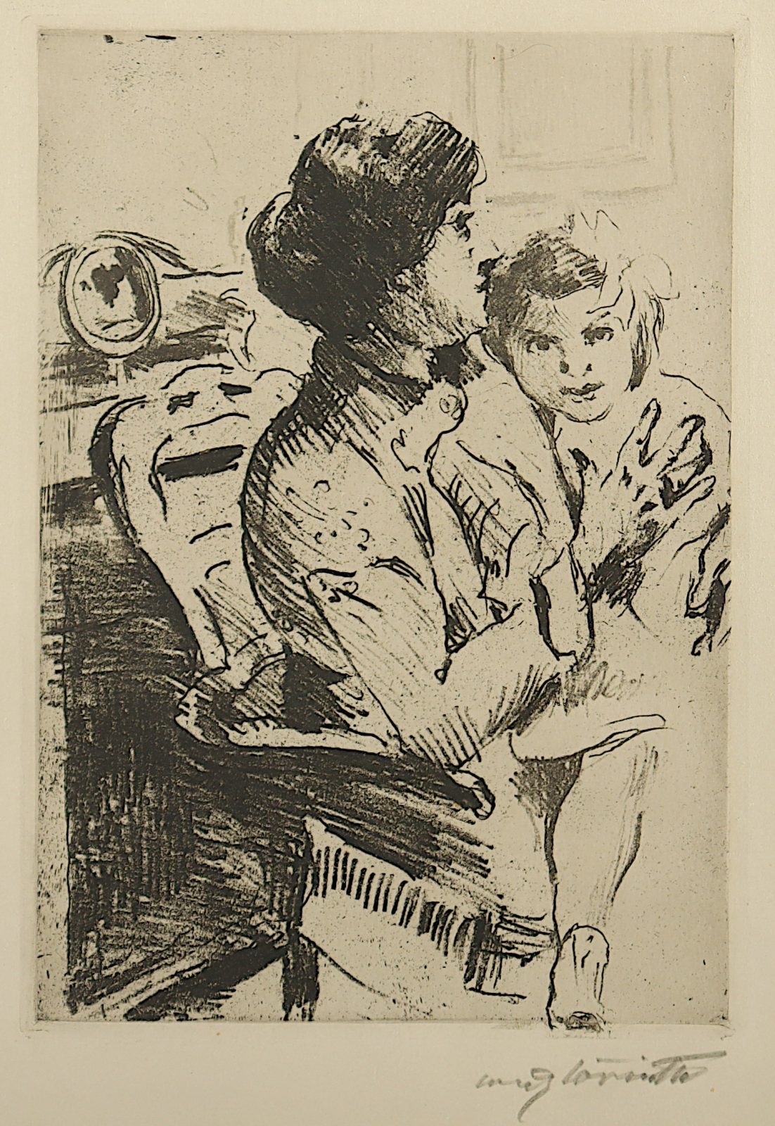 Lovis Corinth | Selbstbildnis an der Staffelei (1918) | MutualArt