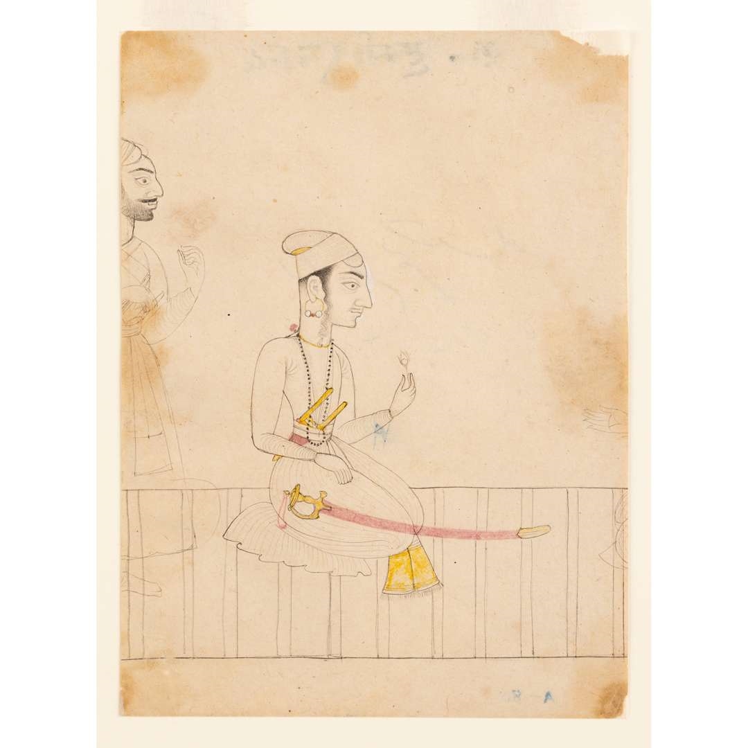 Indian School, 18th Century | THE YOUNG RAJA HAMIR CHAND OF KANGRA (R ...
