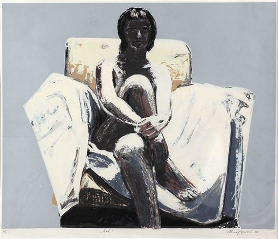 Mica Popović | MIĆA POPOVIĆ Akt (1986) | MutualArt