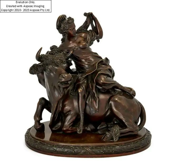 French School, 19th Century | The Phoenician princess depicted perched ...