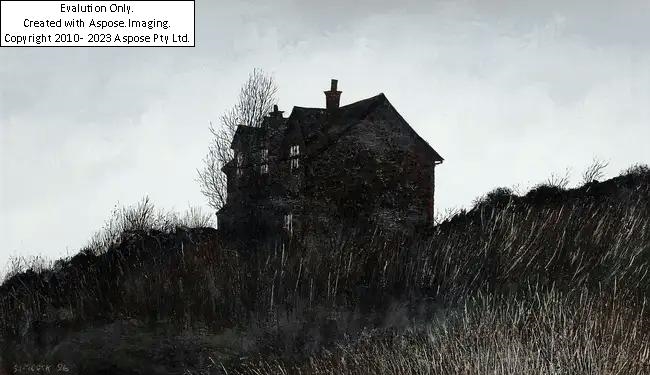 Jack Simcock | Cottage on a hillside, 1996 (1996) | MutualArt