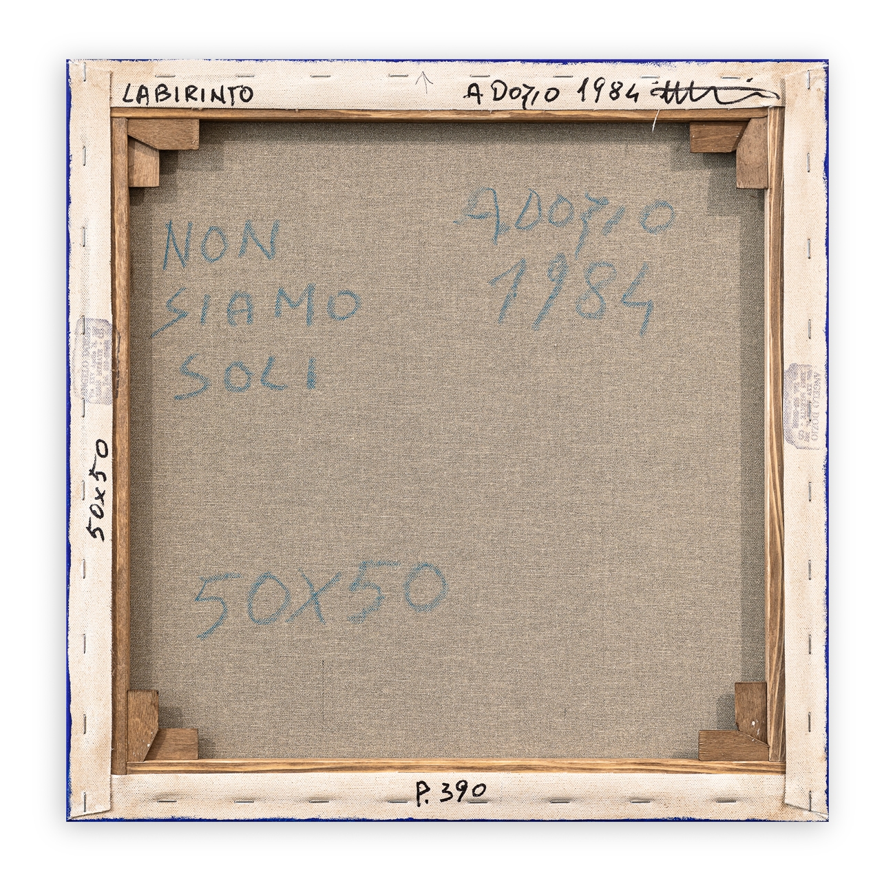 Angelo Dozio | Labirinto blu (1984) | MutualArt