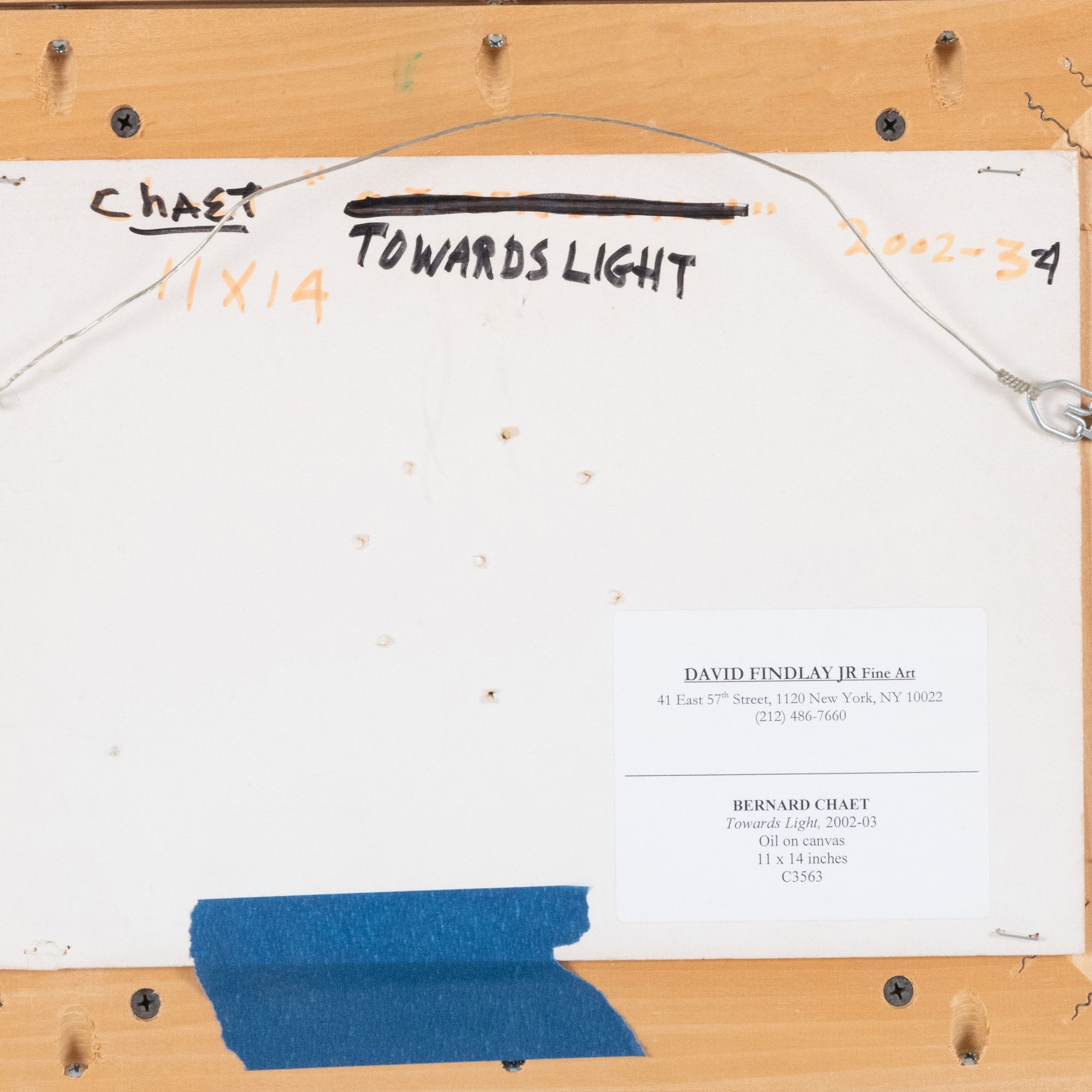 Bernard Chaet | Towards Light | MutualArt