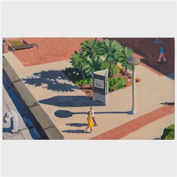 James Doolin | Study of Mall From Roof #1 (1974) | MutualArt