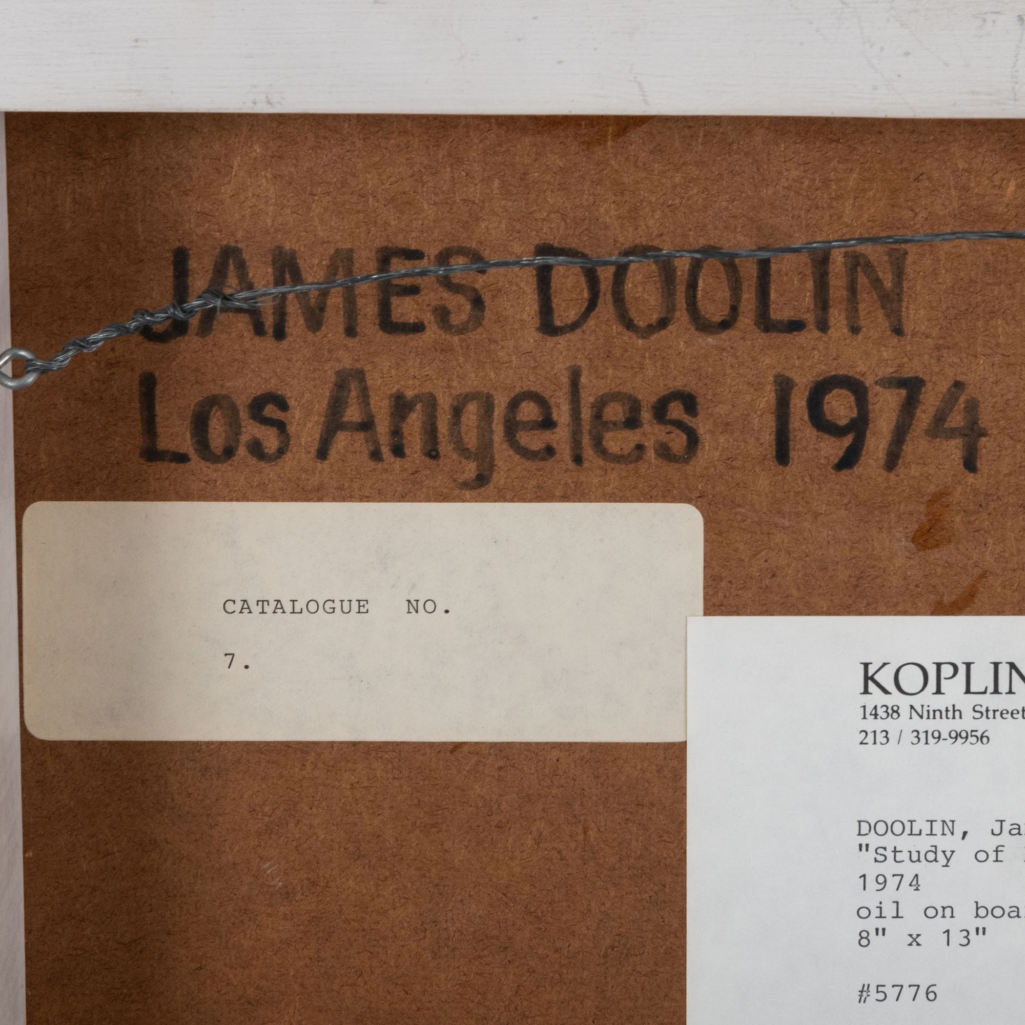 James Doolin | Study of Mall From Roof #1 (1974) | MutualArt