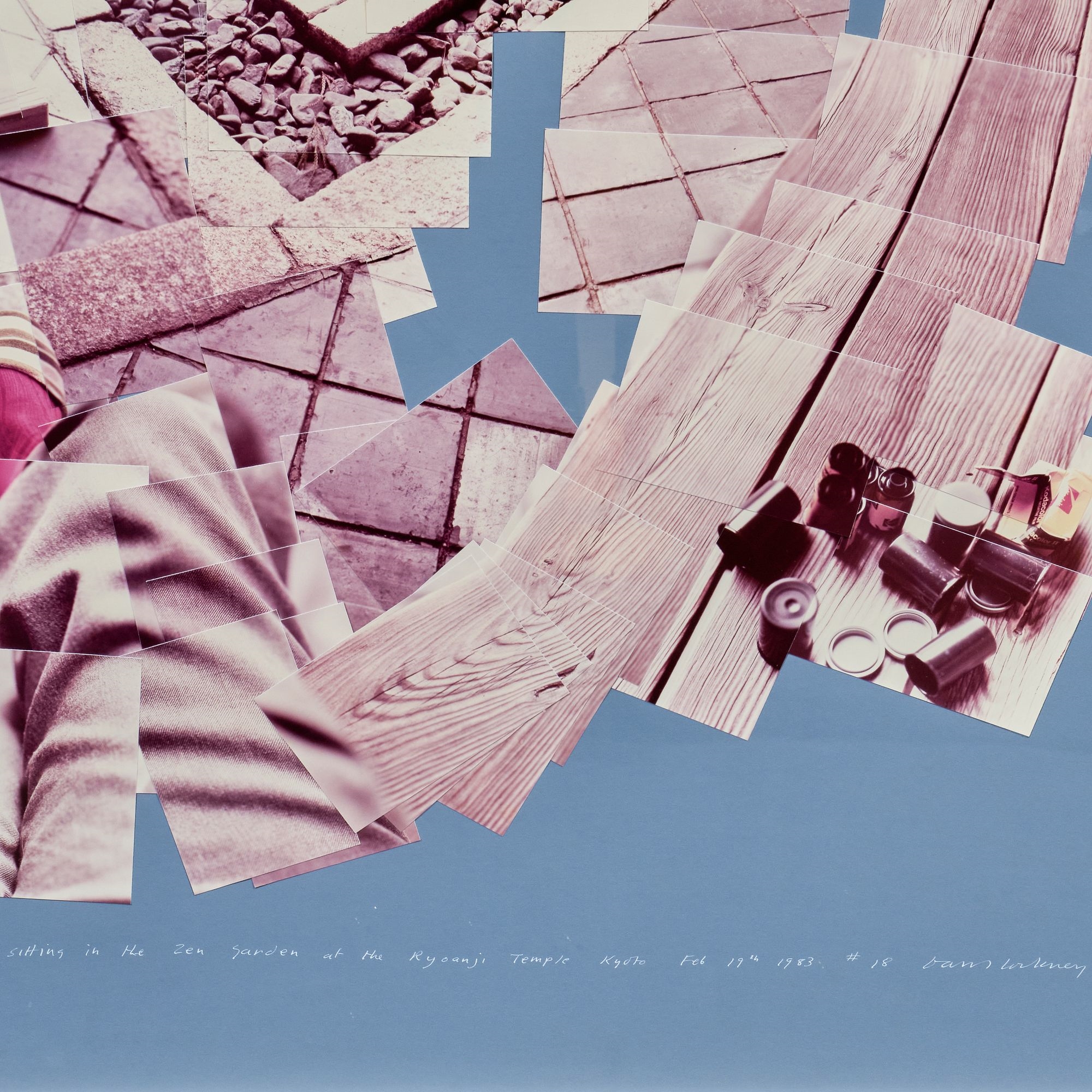 David Hockney | Sitting in the Zen Garden at the Ryoanji Temple Kyoto ...