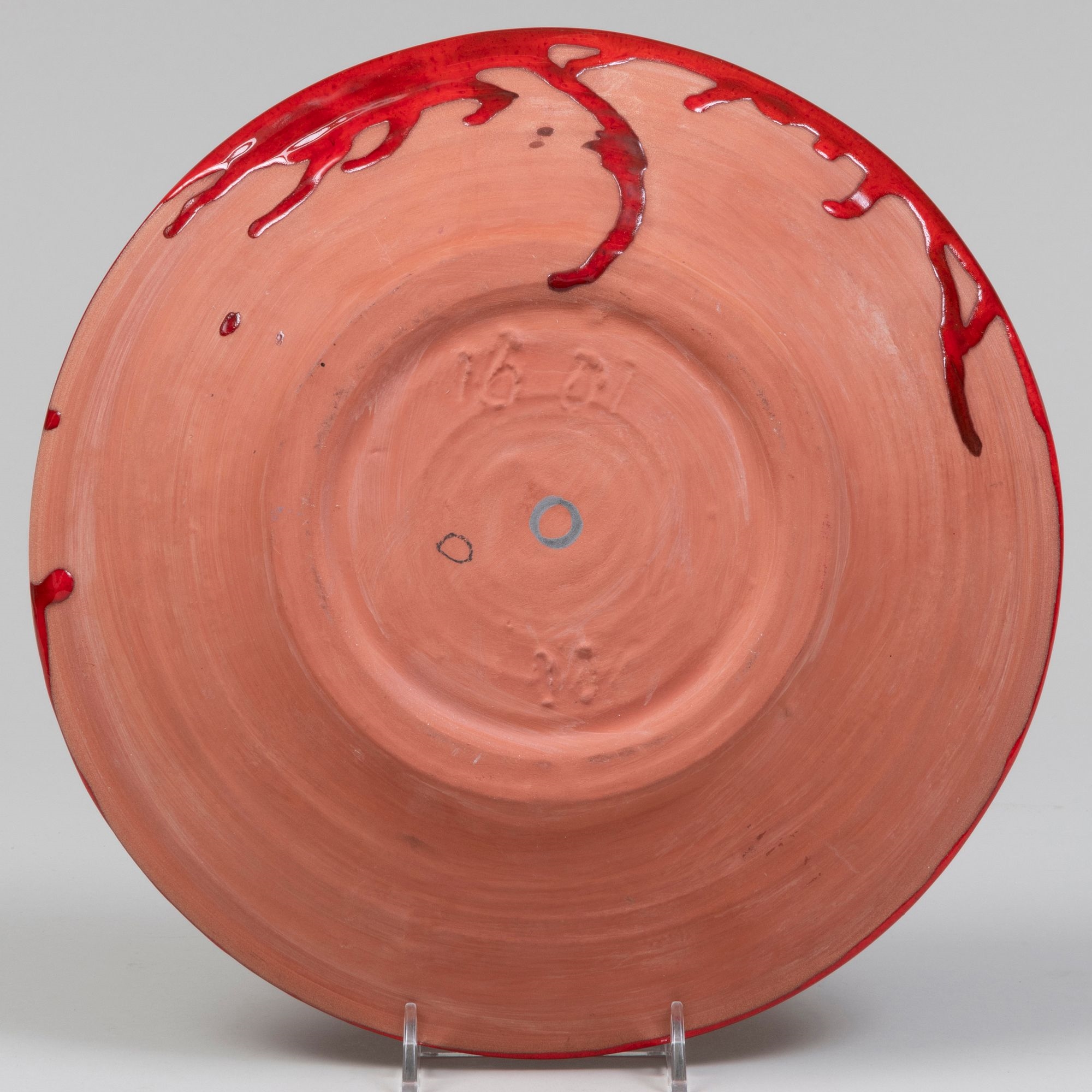 Mary Heilmann | Red Plate (1983) | MutualArt